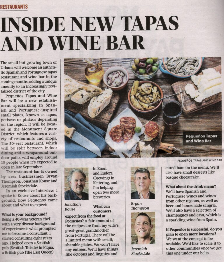 Pequeños Tapas and Wine Bar – Chef Therapy Group